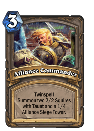 Alliance Commander - Hearthstone Card Library