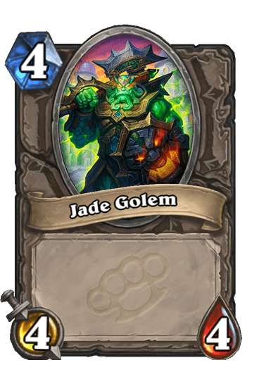 Jade Golem - Hearthstone Card Library