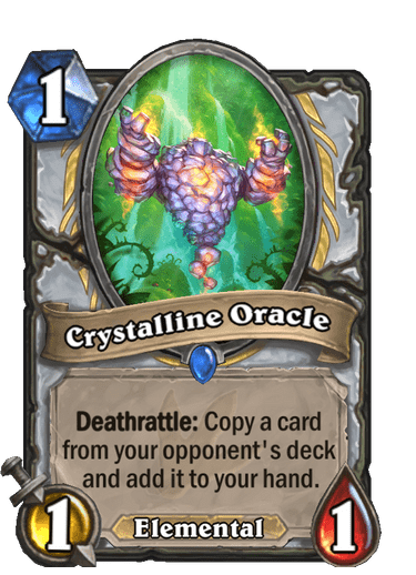 Crystalline Oracle - Hearthstone Card Library