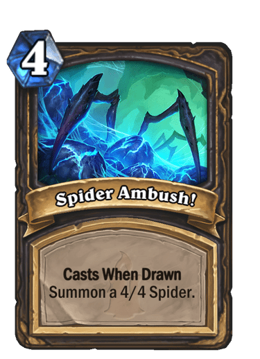 Spider Ambush! - Hearthstone Card Library